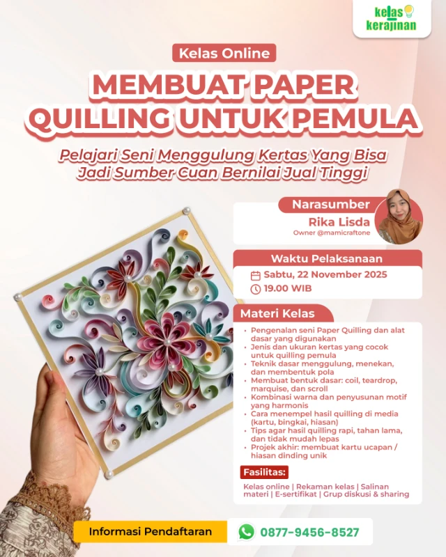 MEMBUAT PAPER QUILLING UNTUK PEMULA