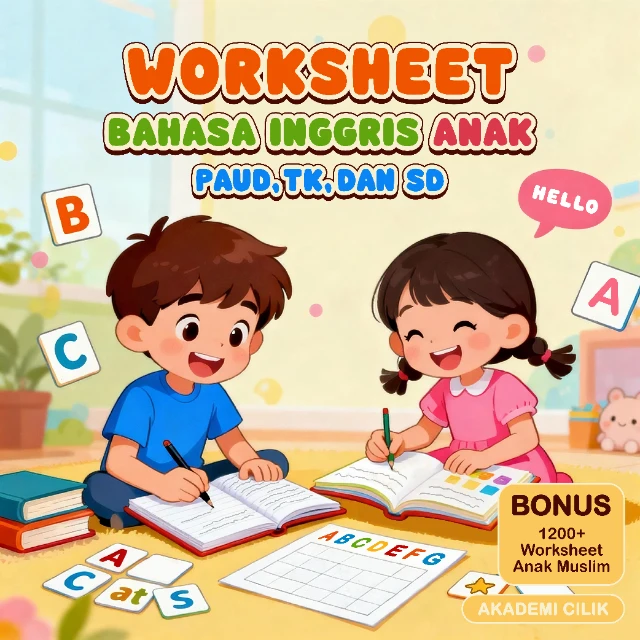 20,000+ WORKSHEET BAHASA INGGRIS ANAK - ALL LEVEL