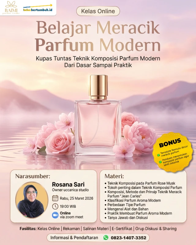 Belajar Meracik Parfum Modern